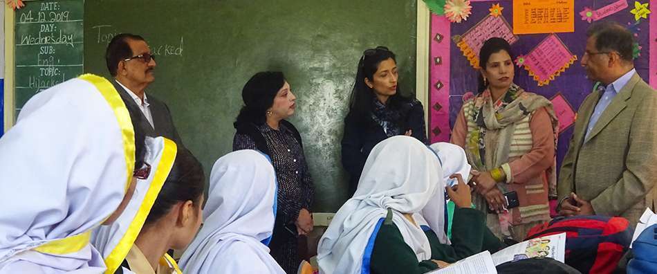 Chairman & VP visited 1st TCF-Interloop Girls Higher Secondary School ...